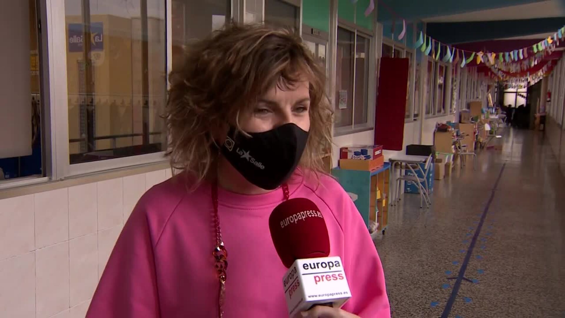 Anabel Rodríguez, profesora del colegio La Salle Horta de Barcelona ...